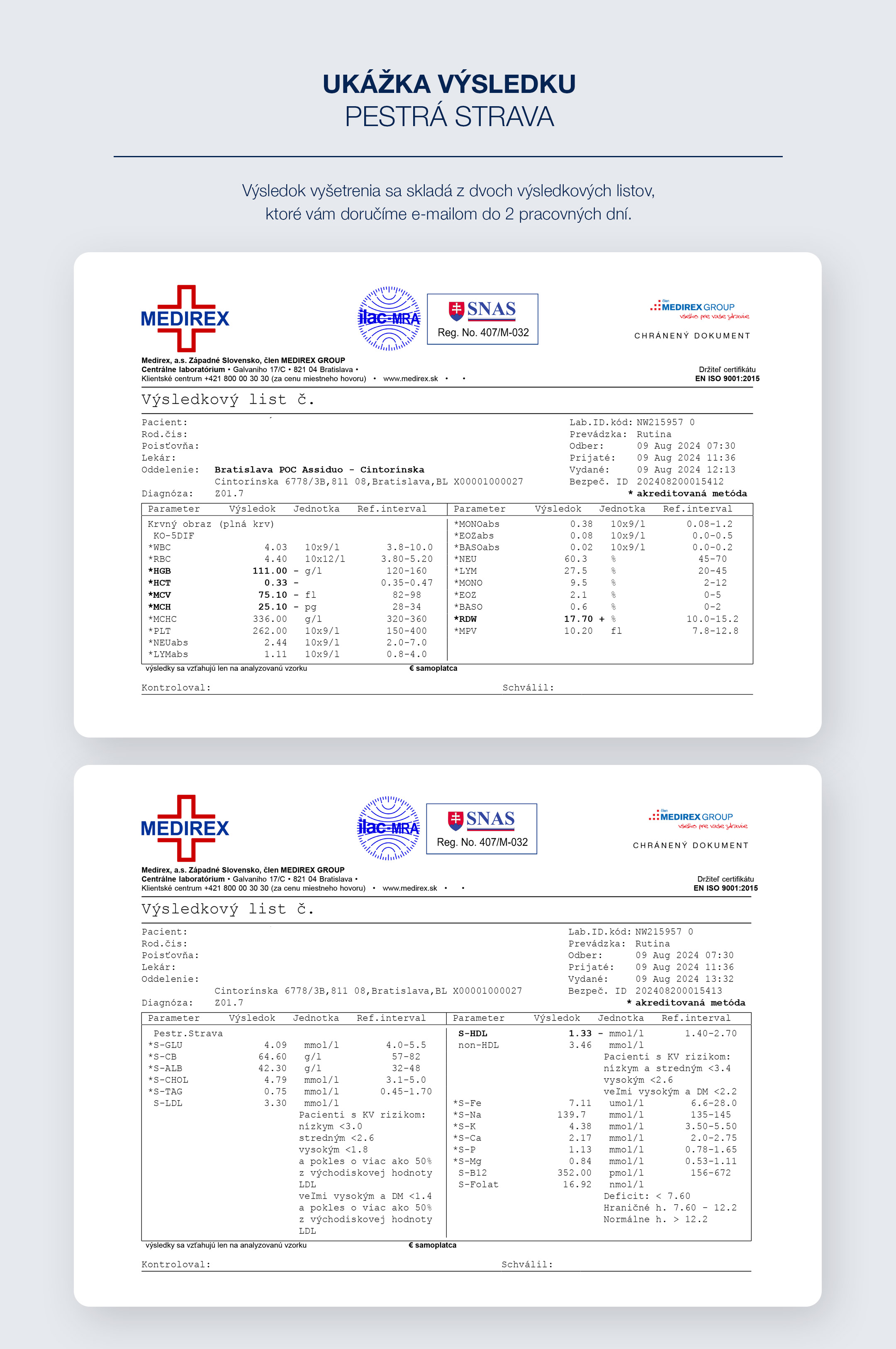 Pestrá strava | Medirex